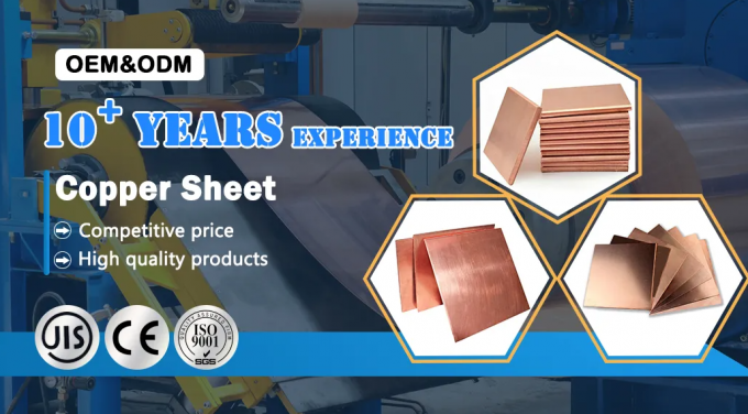 99.99% Pure Electrolytic Copper Cathode Plates 4mm-2500mm