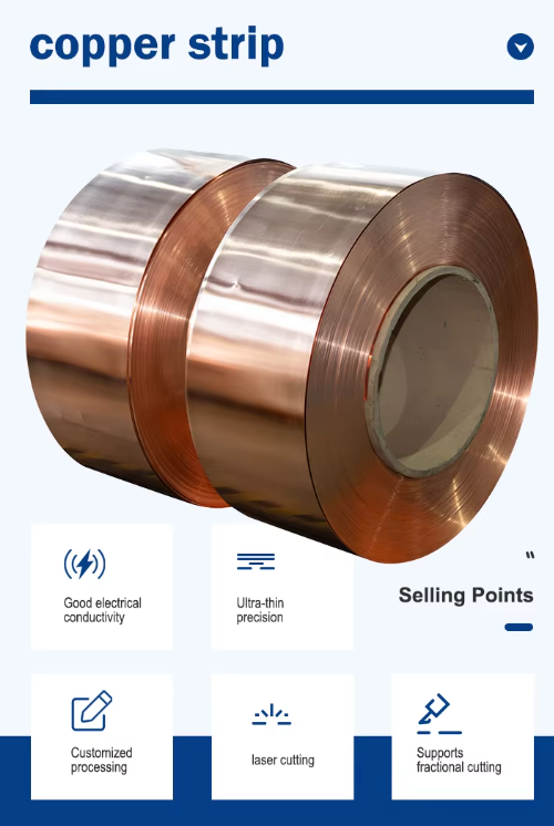 25mm x 3mm Bare Pure Copper Ground Tape for Earthing